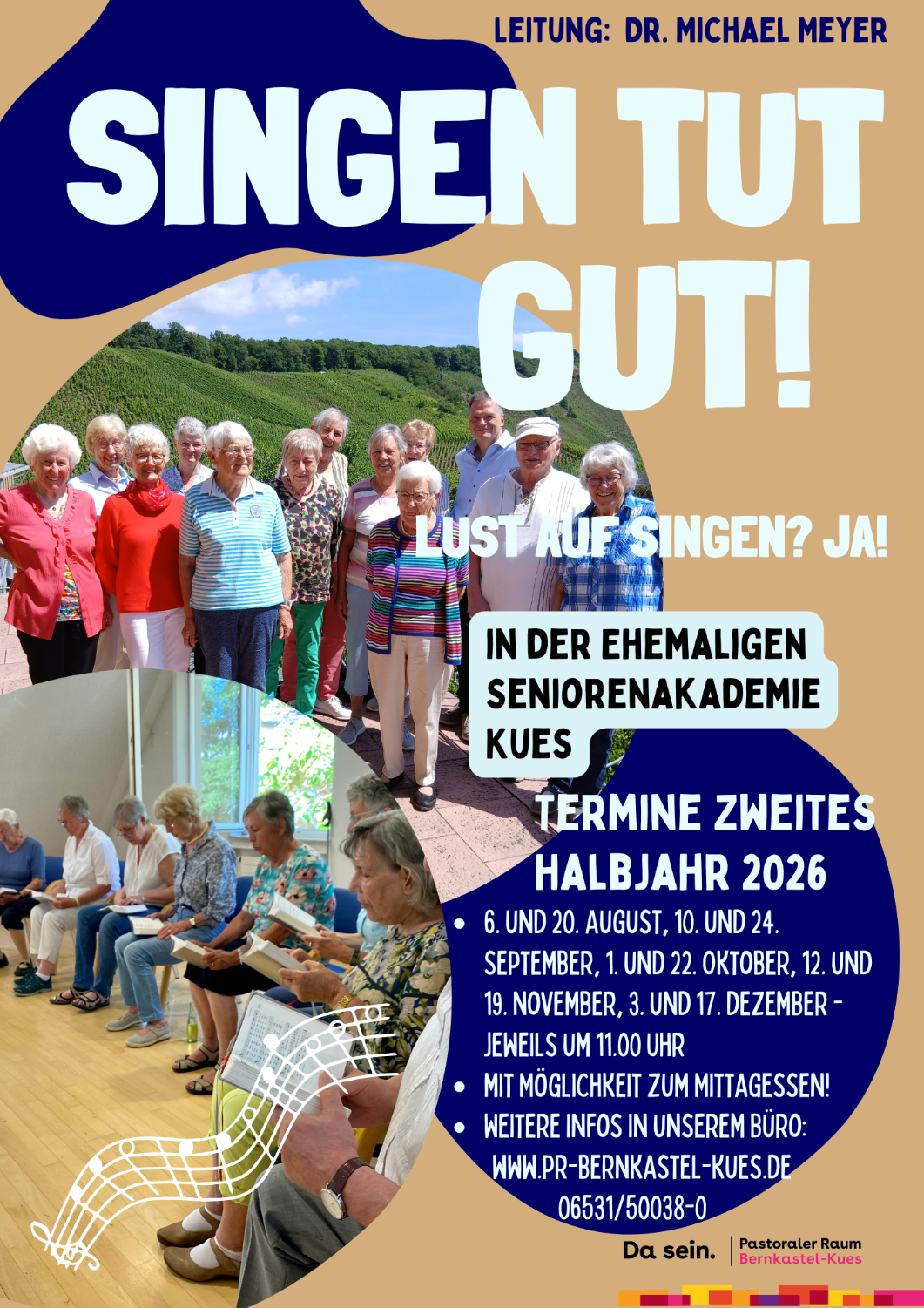 Singen tut gut! - Neue Termine für das 2. Halbjahr 2026 | Pastoraler ...